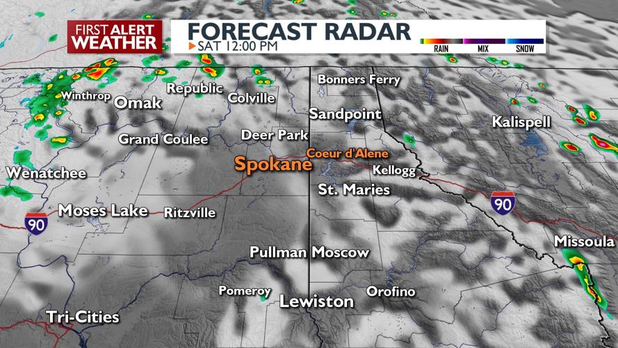 Much drier weather for Saturday, but there's still a slight chance of ...