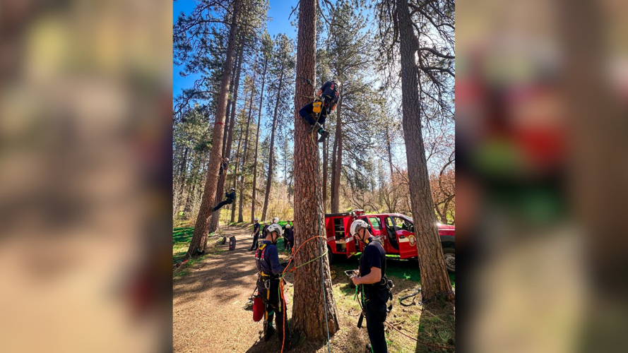 Spokane County Fire District 9 tech rescue team trains in challenging ...