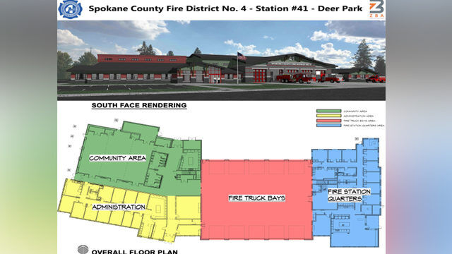 Fire District 4 building new Deer Park station | Local News | kxly.com