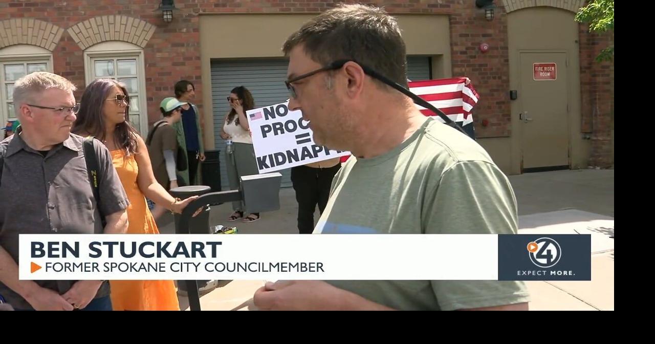 More than 30 arrested in ICE protest in downtown Spokane, mayor and ...