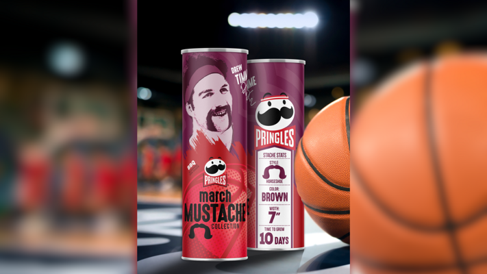 Pringles giving out free Drew Timme 'March Mustache' cans at No-Li ...