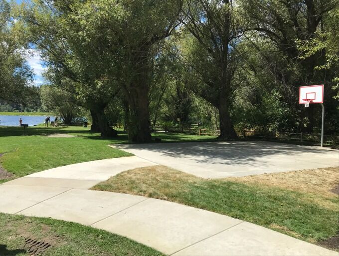 Spokane Parks Foundation transforms Fish Lake Regional basketball court ...