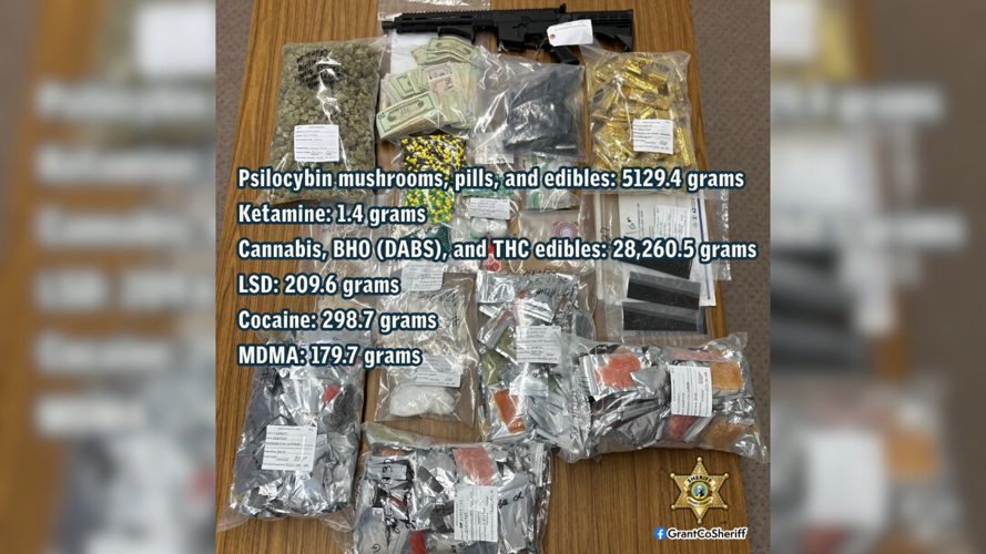 Law enforcement seizes over 75 pounds of marijuana, narcotics at Dead ...
