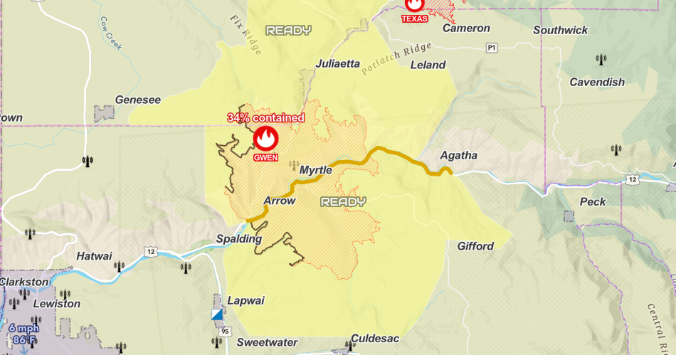 All evacuations lowered for Gwen Fire in North Idaho | News | kxly.com