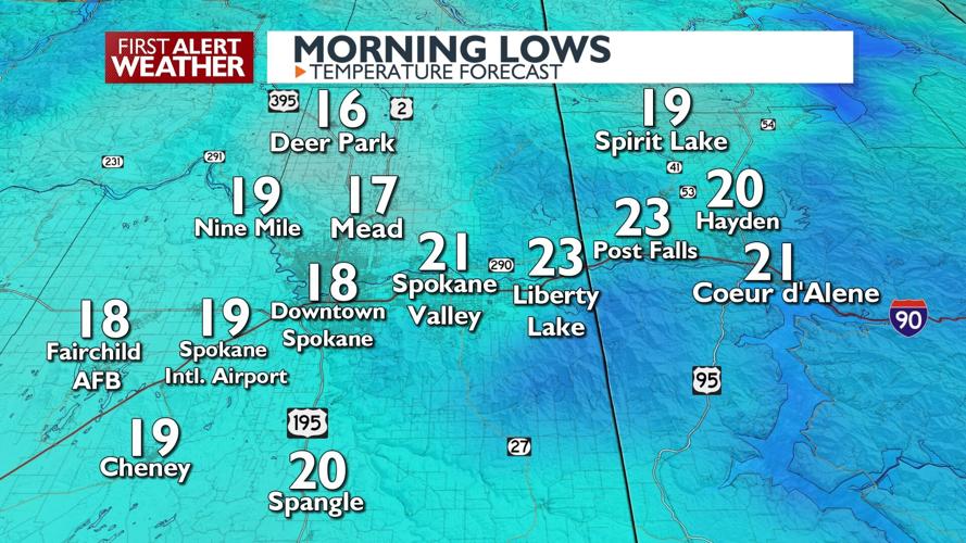 🥶BRRRR! Tuesday morning in the teens! Dry for now, but there's snow in ...