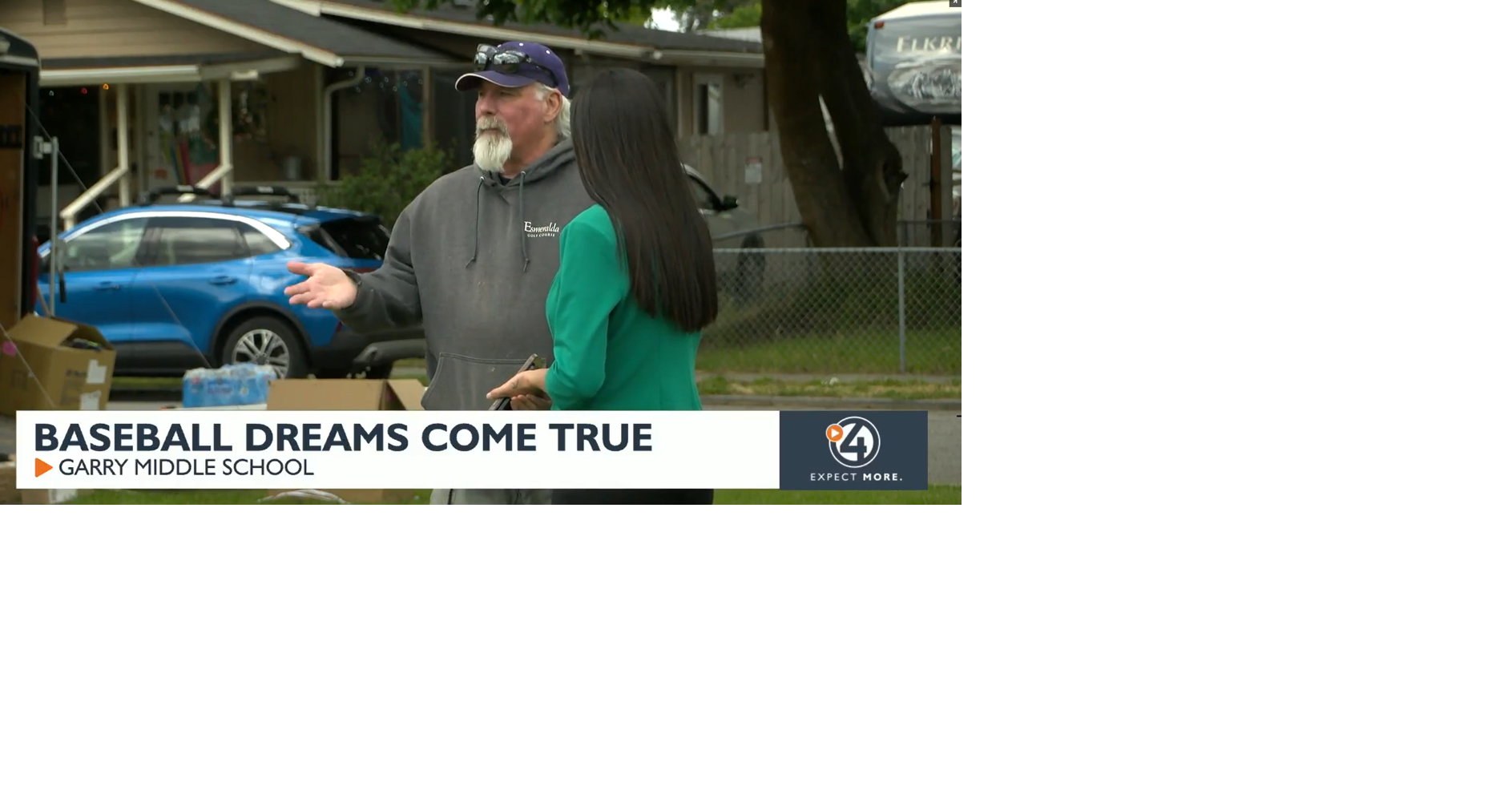 A dream comes true for a former Garry Middle School baseball coach ...