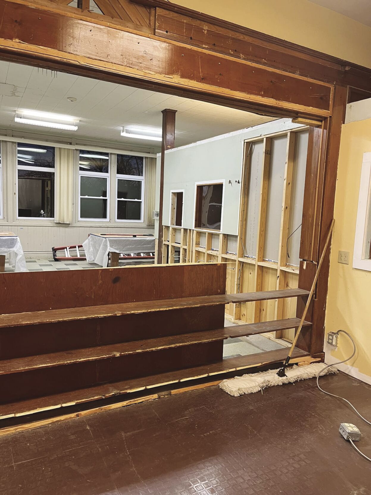 Demolition, renovation begun at Tapply-Thompson | Announcements ...