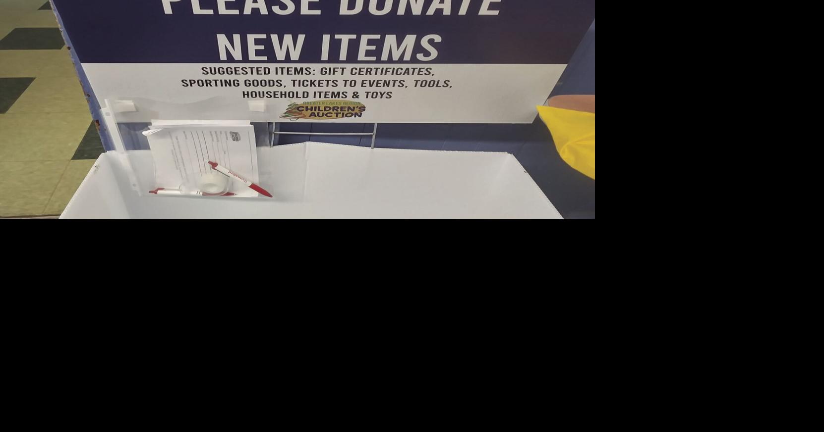 TTCC a Children's Auction drop-off location | Announcements ...