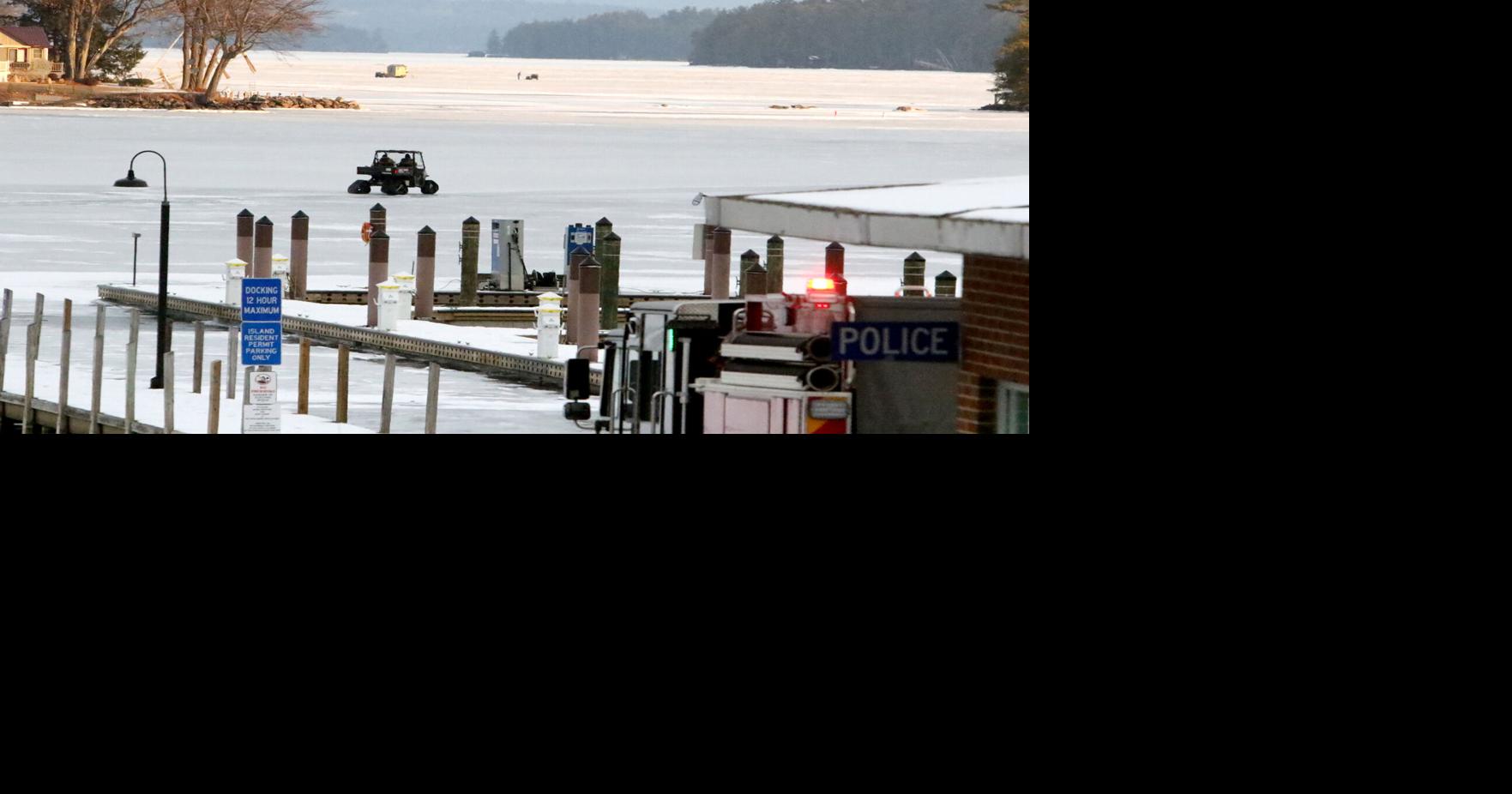 No injuries, vehicle lost after Gilford crew crashes through ice ...