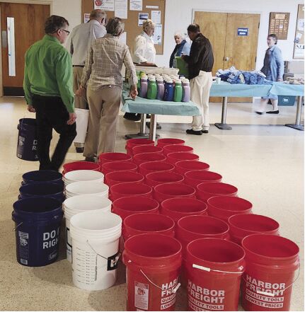 United Methodist Churches donate cleaning buckets | Worship ...