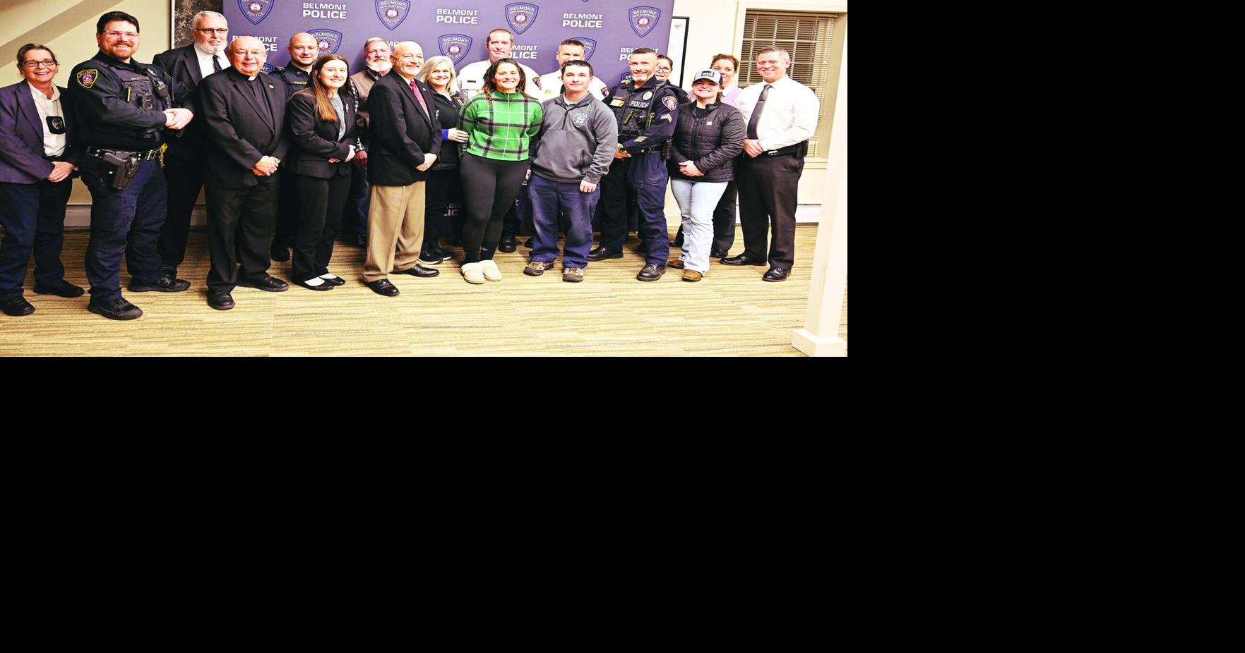 3 join ranks of Belmont Police Department, 1 promoted | Local News ...