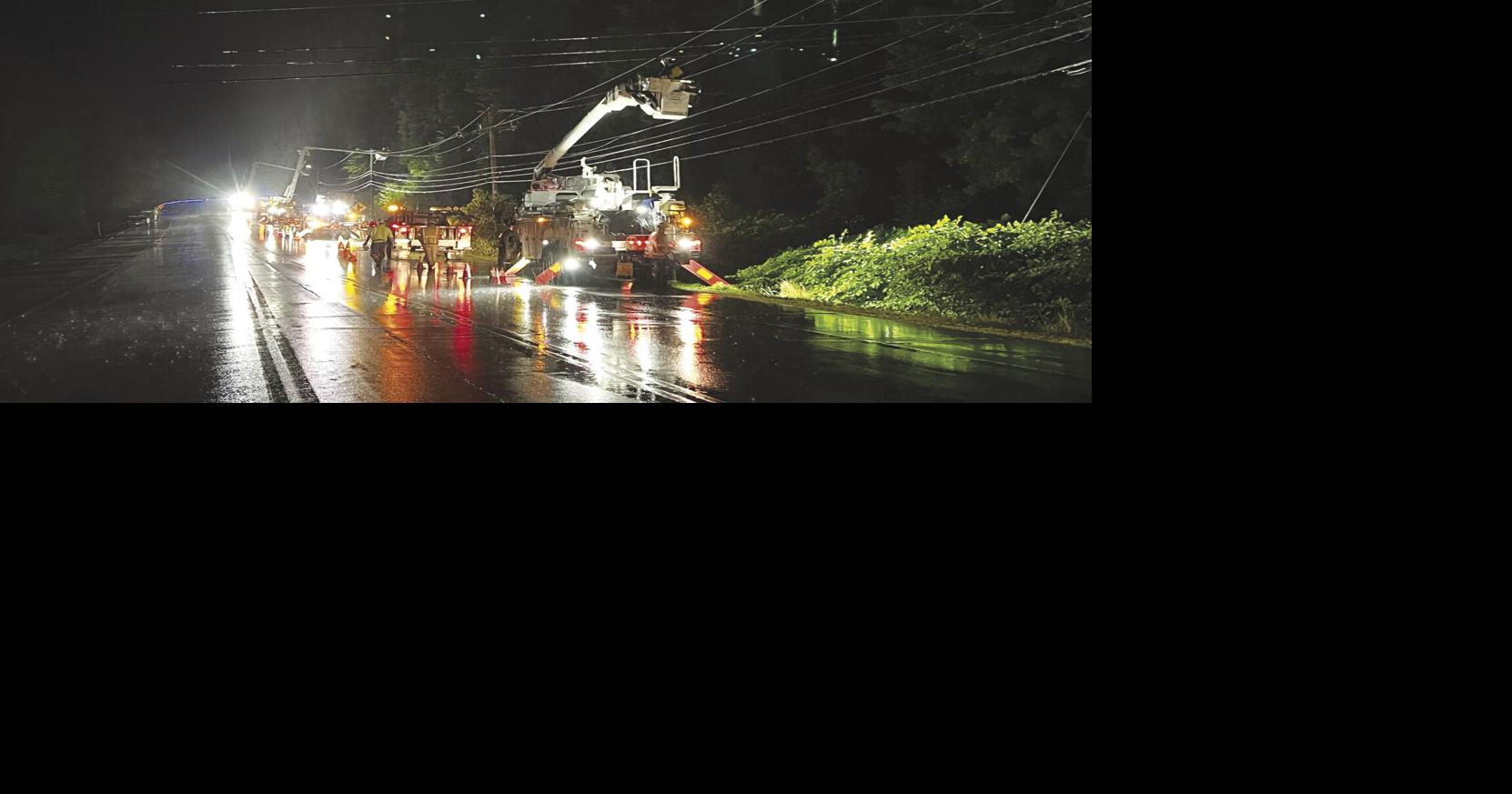 Almost 3,000 Gilford homes lose power Thursday night after tree downs ...