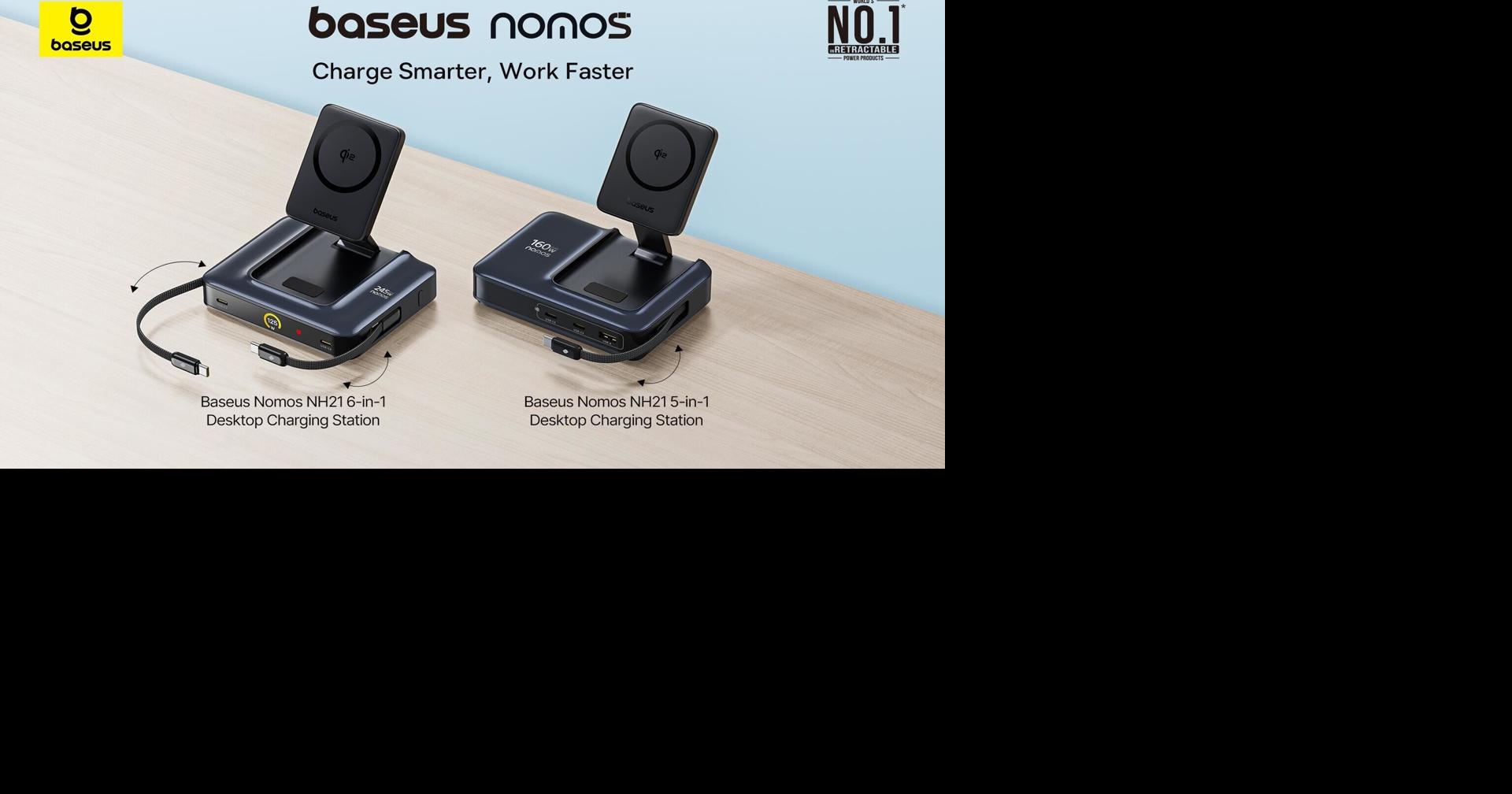 Baseus Launches New Nomos II Charging Station to Deliver Powerful, Tidy ...