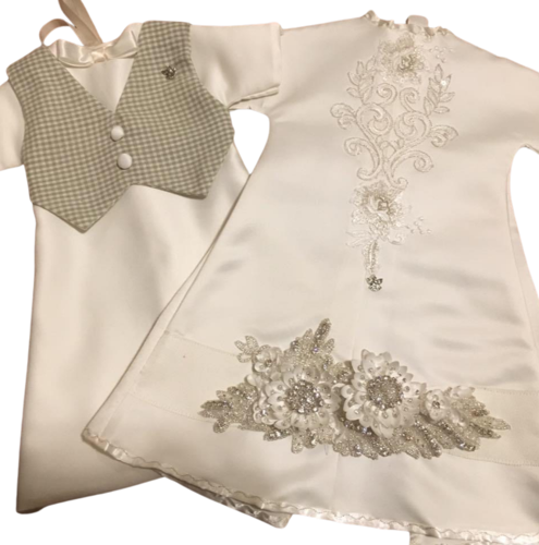 Hand-sewn bereavement outfits for grieving parents