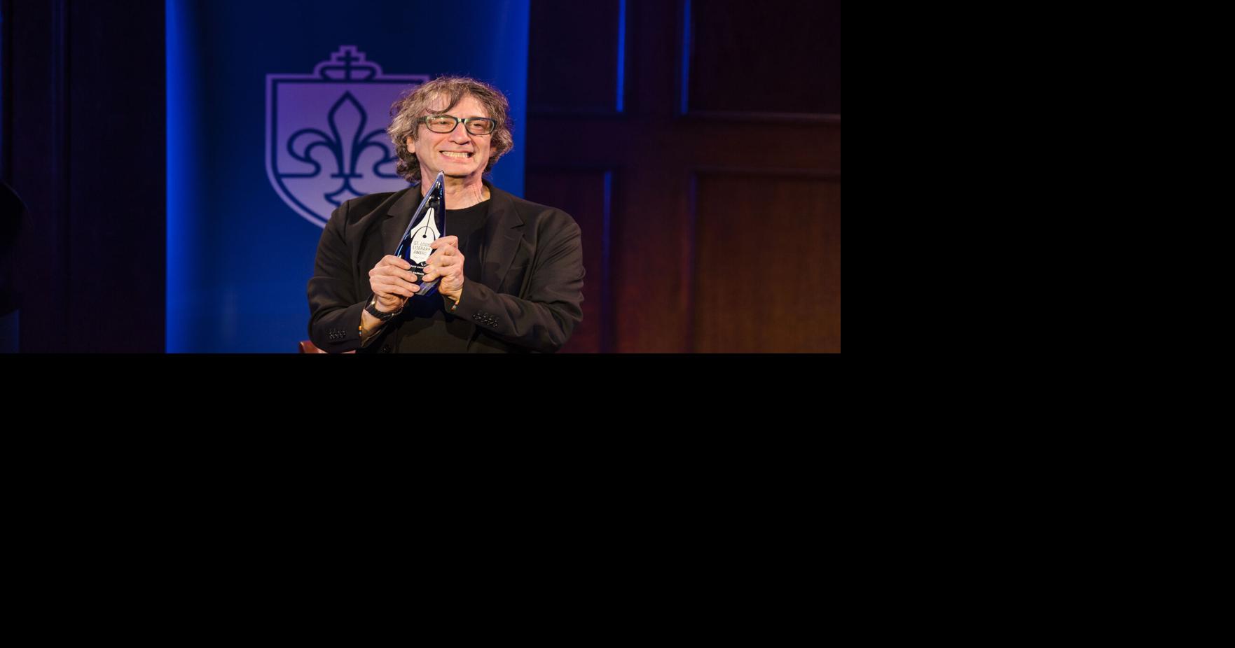 Bestselling author Neil Gaiman honored with St. Louis Literary Award by ...