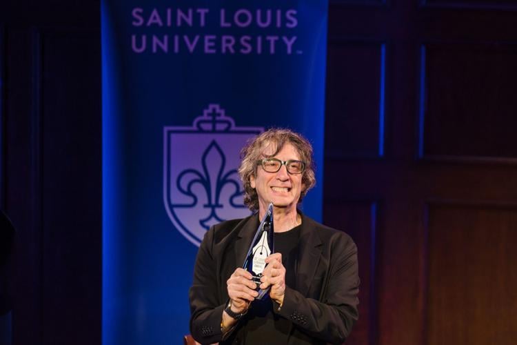 Bestselling author Neil Gaiman honored with St. Louis Literary Award by ...