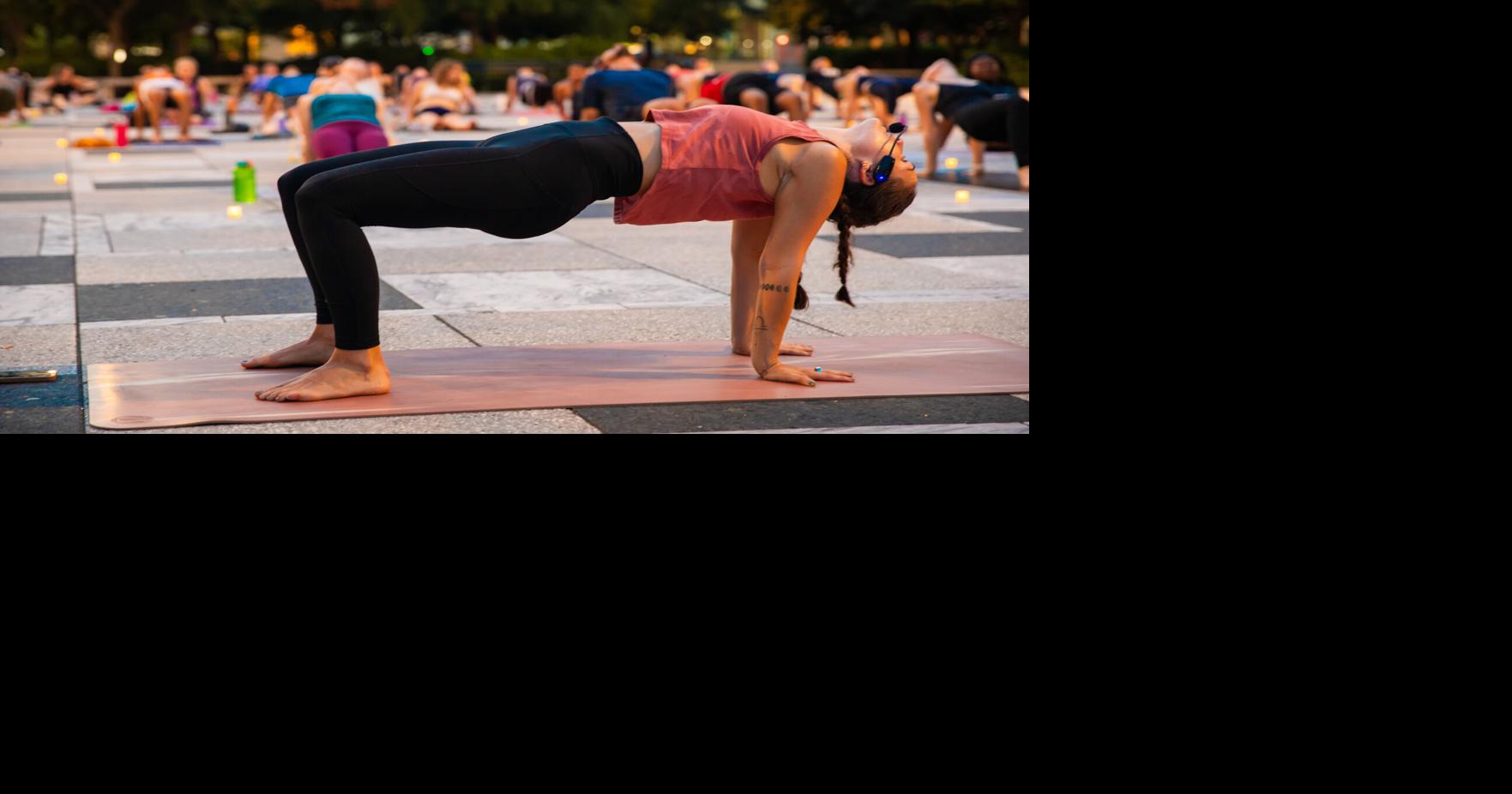 Drop-in outdoor yoga classes in the St. Louis area