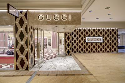 Inside the new Gucci store in Plaza Frontenac