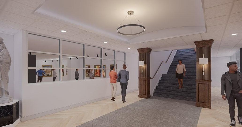 St. Louis Mercantile Library at UMSL renovations underway