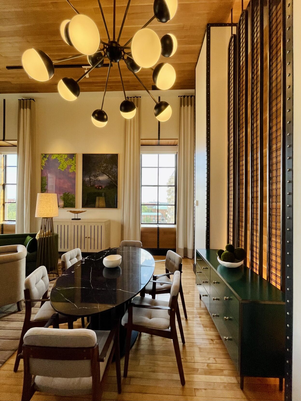 Inside 21c Museum Hotel St. Louis, offering art and cuisine