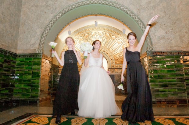 Sarah Oathout and Peter Castellano