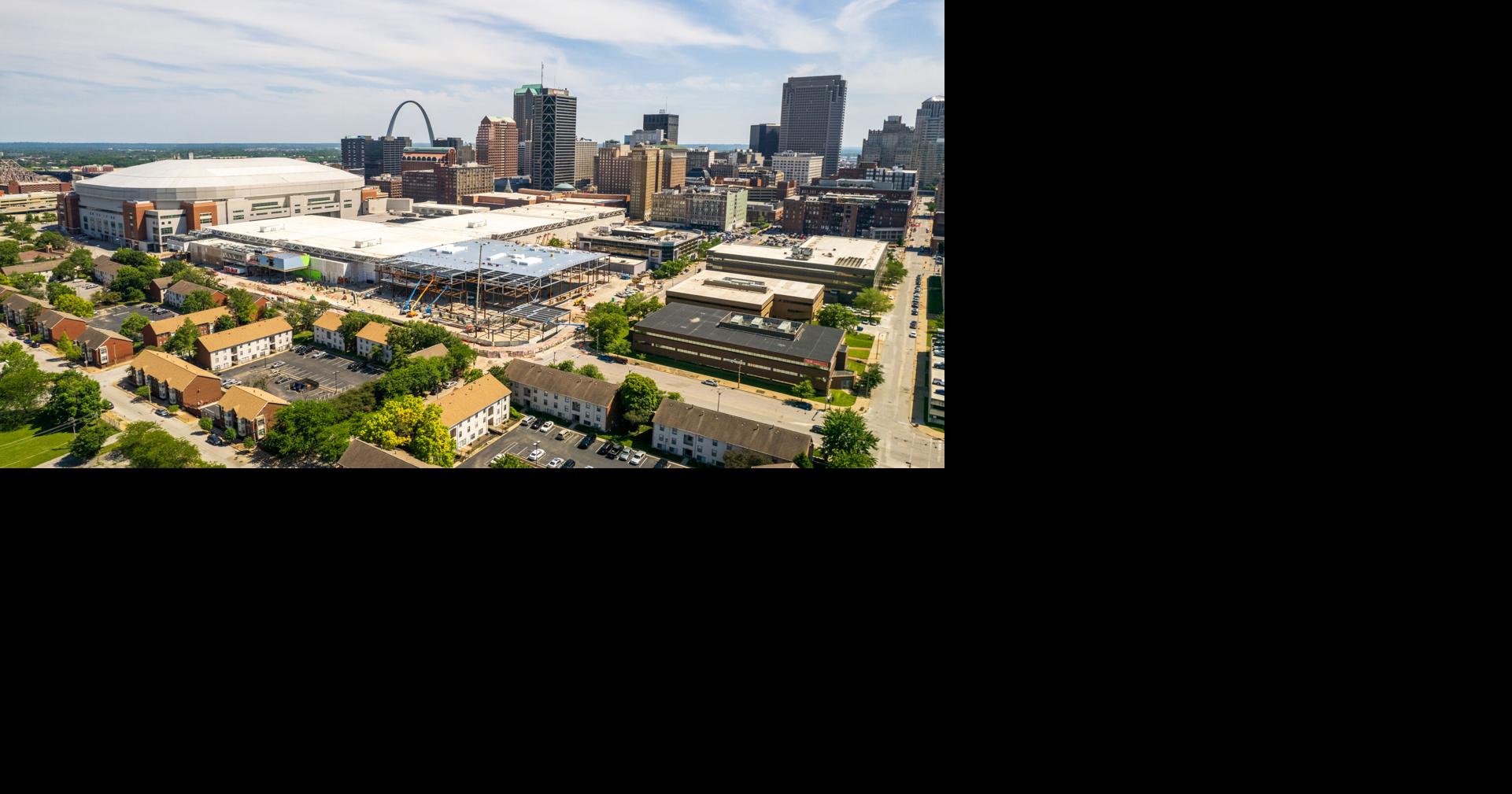 St. Louis convention center hits milestone before 2024 debut