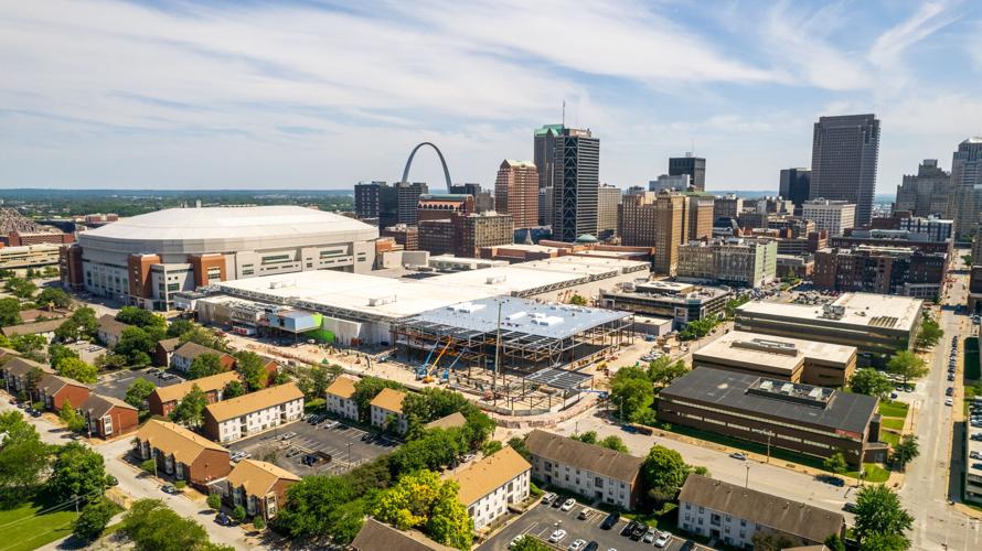 St. Louis convention center hits milestone before 2024 debut