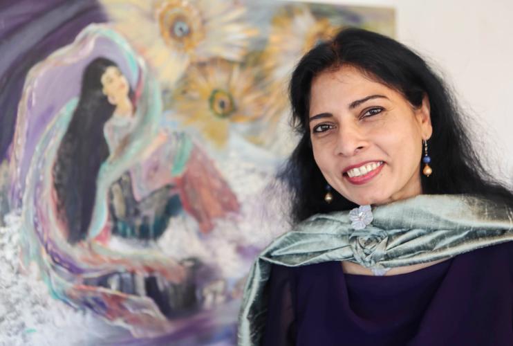 Sreelatha Varma Showcases Work to Benefit Mid-America Transplant Foundation