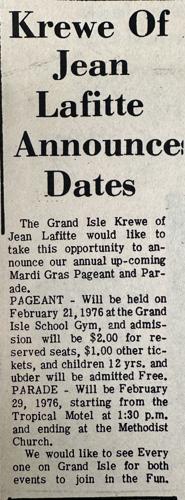 CARNIVAL BLAST FROM THE PAST: Lafourche's 1976 Mardi Gras | Local News ...