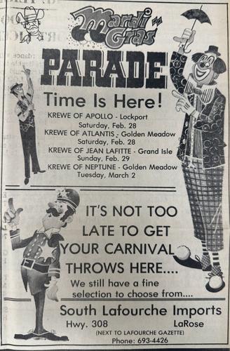 CARNIVAL BLAST FROM THE PAST: Lafourche's 1976 Mardi Gras | Local News ...
