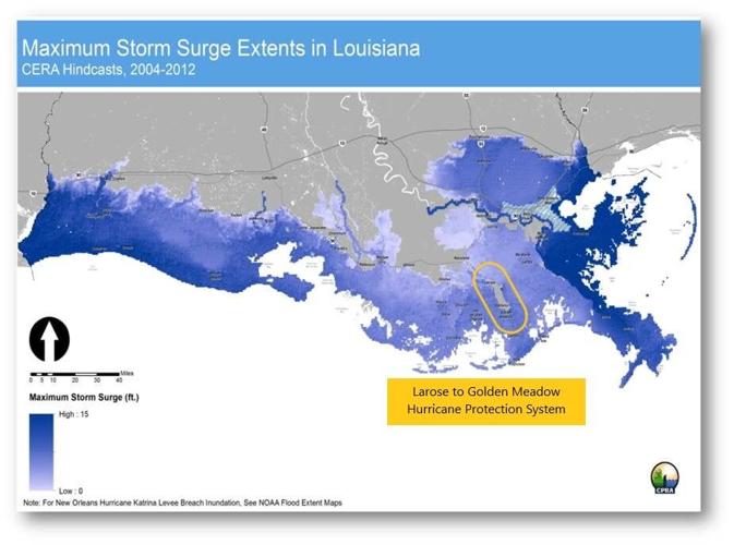Maps show success of South Lafourche Ring Levee System | Lafourche ...