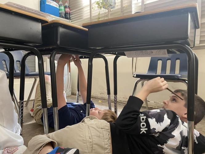 GALLERY: Cut Off Elementary School Students prepare to be Michelangelo ...