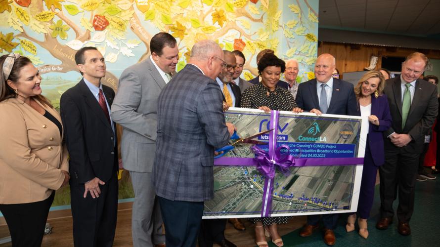 REV Celebrates Lafourche Crossing GUMBO Project with Gov. Edwards ...