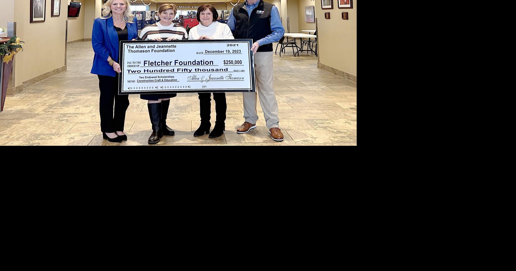 Fletcher has been granted a $250,000 donation to establish endowed ...