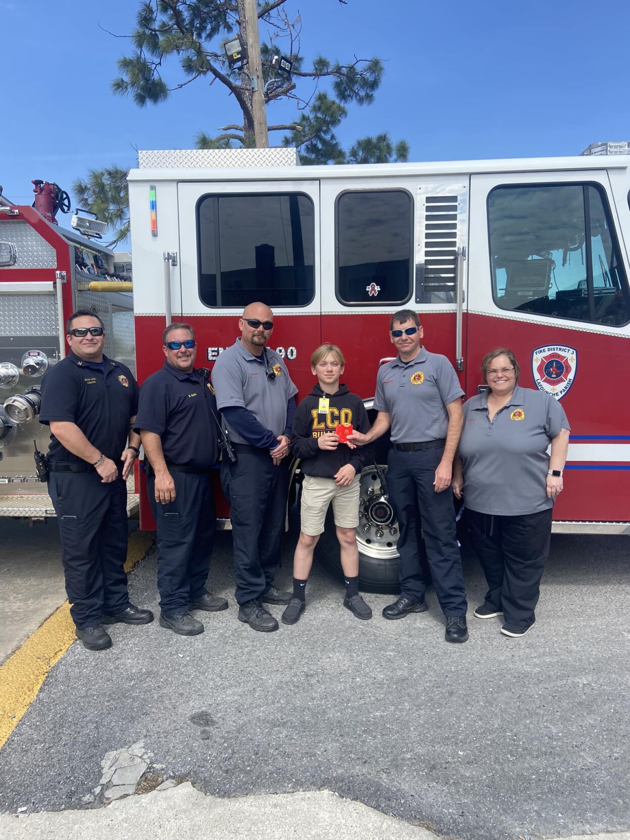 Alert student helps firefighters in small electrical fire at LCO ...