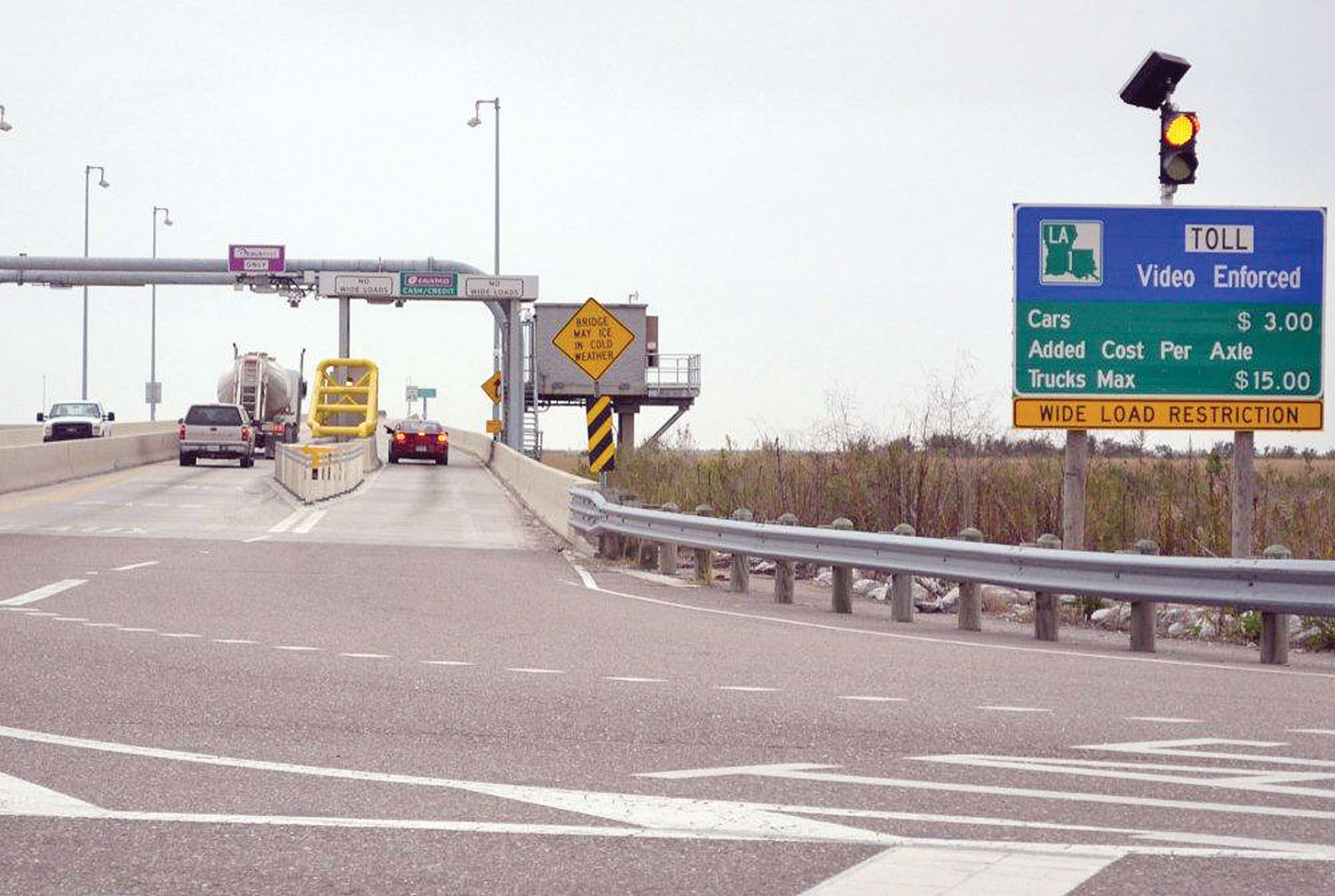 LA 1 Toll Bridge to be closed overnight on Monday | Grand Isle ...