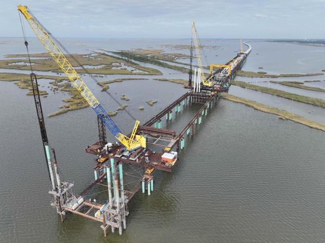 Progress Continues on New Elevated Highway Connecting Golden Meadow to ...