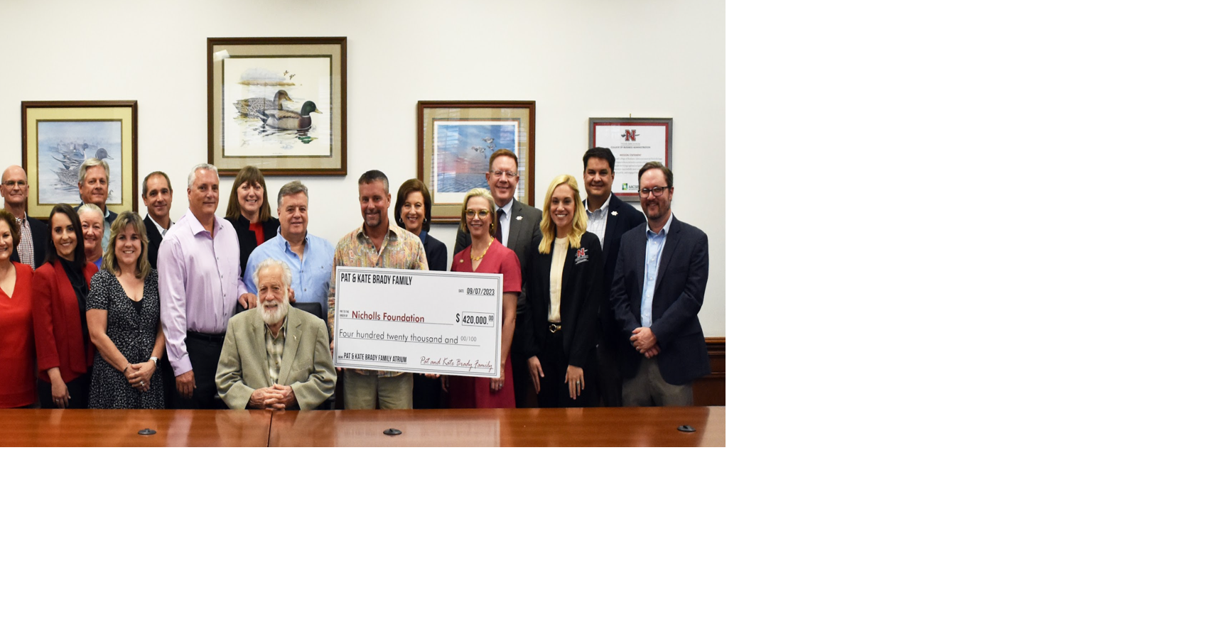 The Brady Family Donated $420K for Future Construction of a new ...