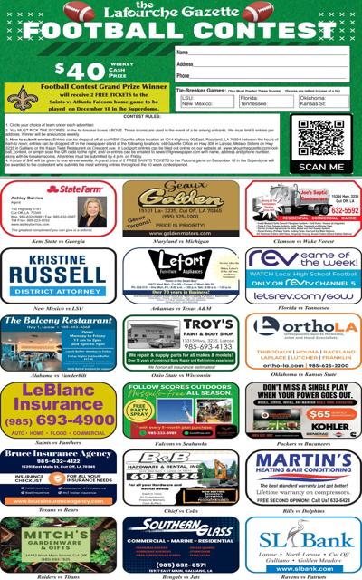 Gazette Football contest begins this week | Announcements ...