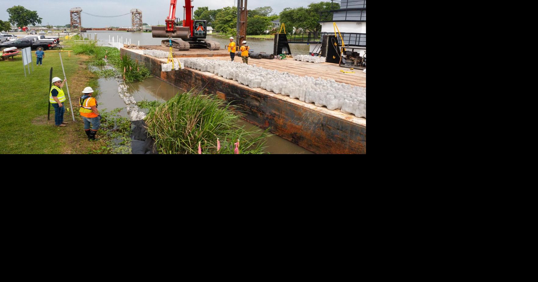 Lafourche government constructs Natrx “living shorelines” to preserve ...