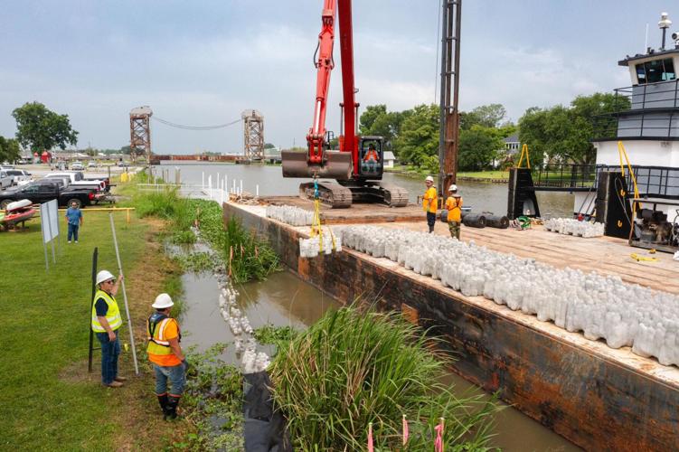 Lafourche government constructs Natrx “living shorelines” to preserve ...
