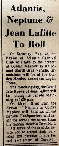 CARNIVAL BLAST FROM THE PAST: Lafourche's 1976 Mardi Gras | Local News ...