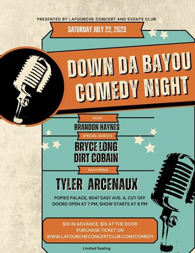 Down Da Bayou Comedy Night to take place July 22 | Local Events ...