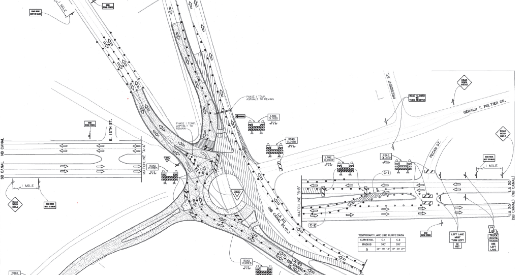 City of Thibodaux updates on Canal Boulevard Roundabout Project ...