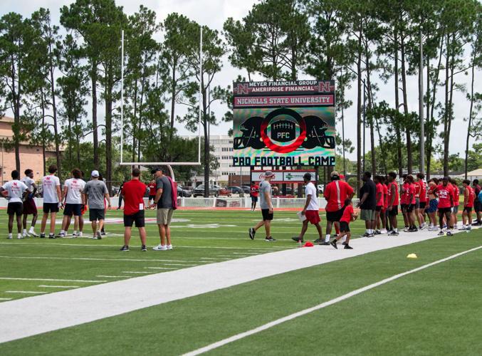 GALLERY: Pro Football Camp at NSU | Nicholls State University ...