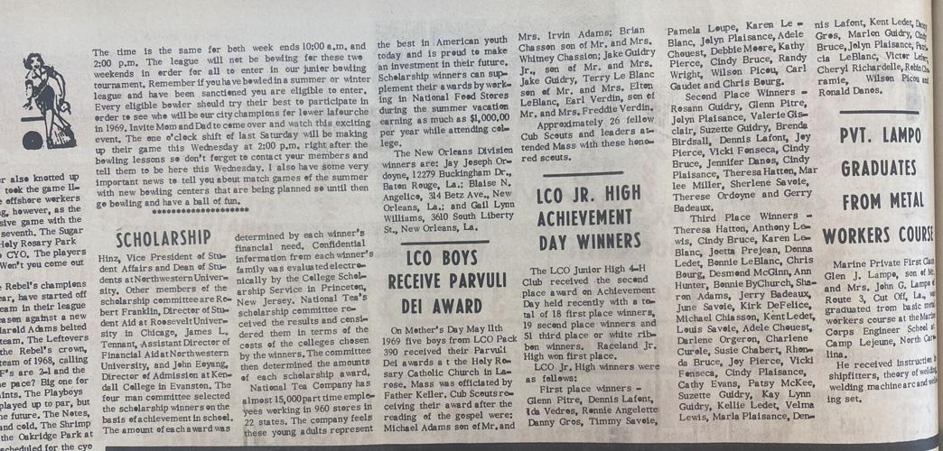 Back in the Day: June 4, 1969, Presented by Golden Motors | Lafourche ...