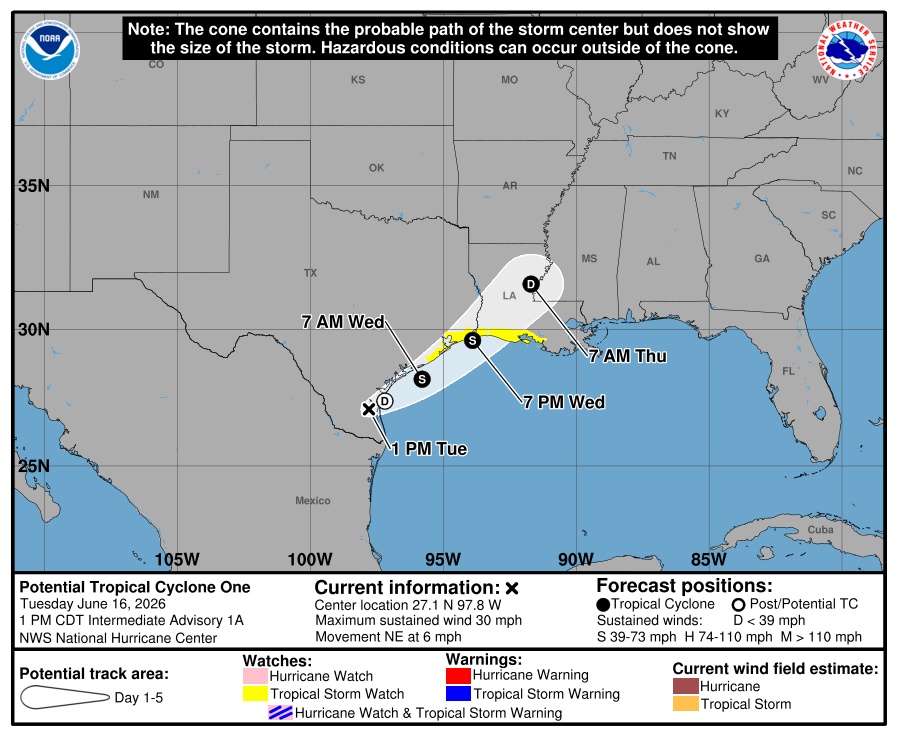 Potential Tropical Cyclone One forms, expected to bring heavy rain to ...
