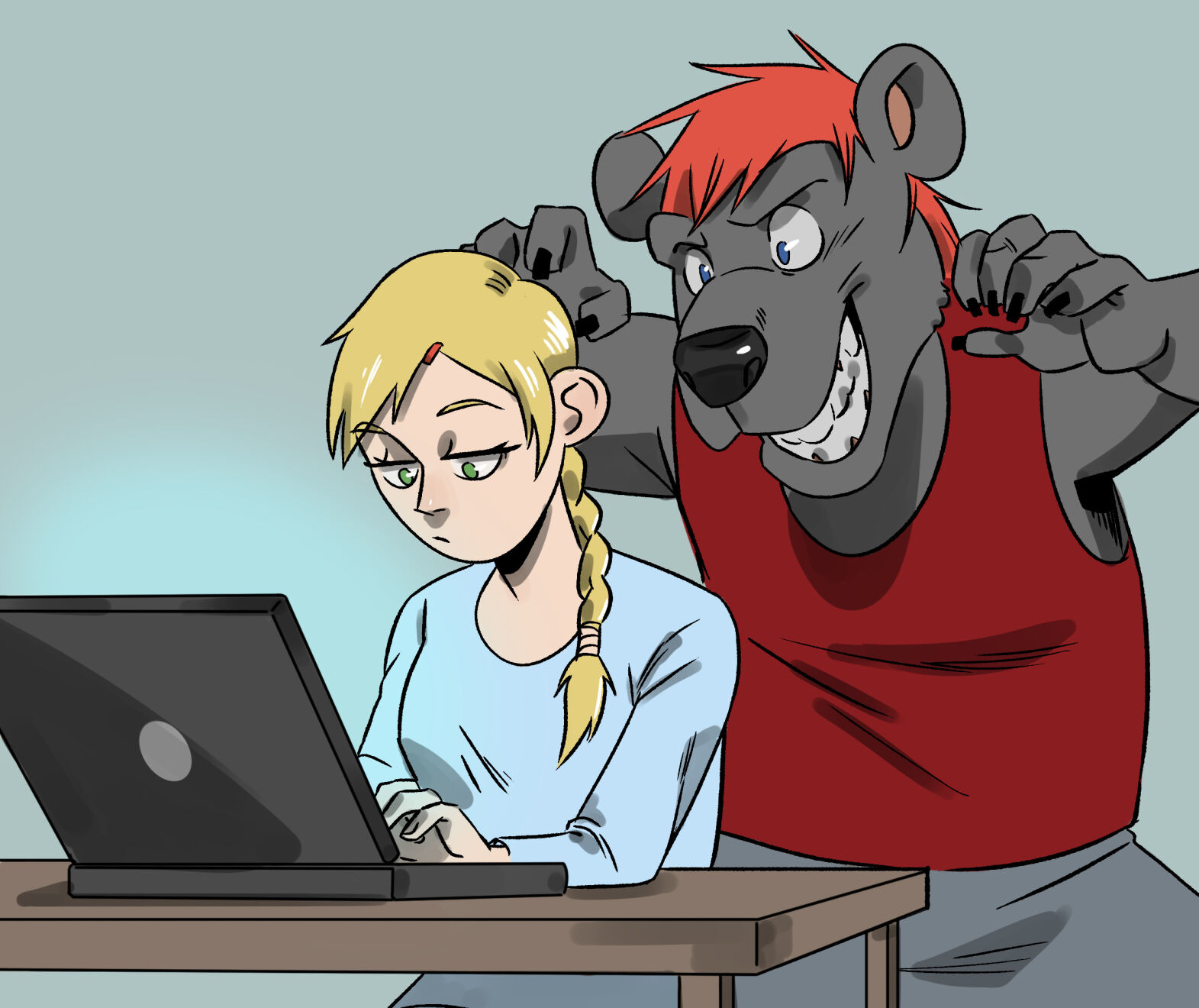 Iggy is right behind you | The Bluff | laloyolan.com