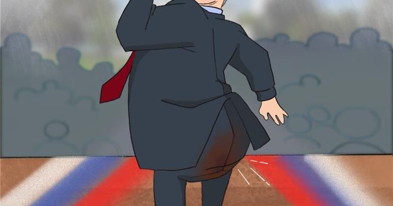 President Putin poops pants in public | The Bluff | laloyolan.com