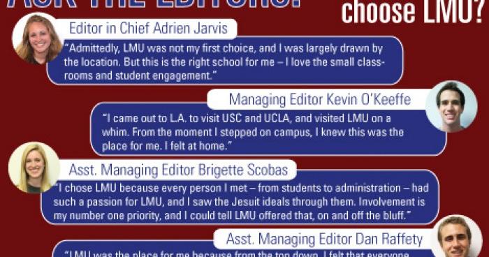 Why attend LMU? | Opinion | laloyolan.com